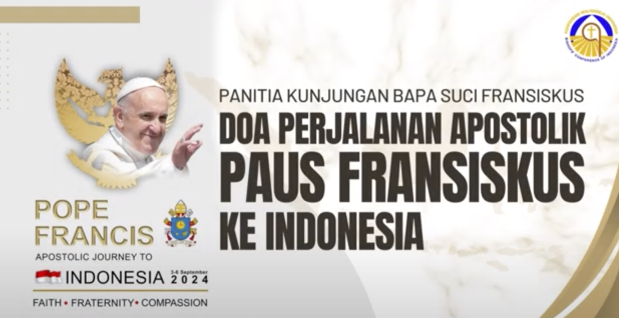Doa Perjalanan Apostolik Paus Fransiskus ke Indonesia - Paroki Minomartani